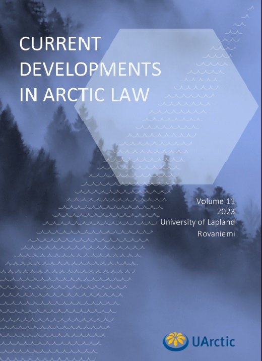 UArctic - University of the Arctic - The 11th Volume of the Current Developments in Arctic Law ...